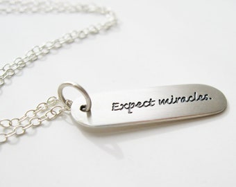 Popular items for expect miracles on Etsy