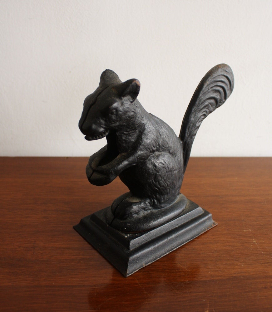 Cast iron squirrel nutcracker