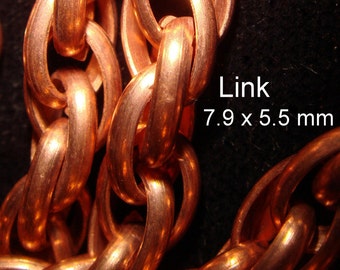 Copper rope chain | Etsy