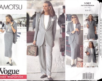 Items similar to Butterick 4402 Pattern Tailored Jacket Suit Pants ...