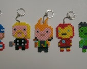 Items similar to The Avengers Keychain Set on Etsy