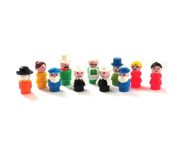 Vintage Fisher Price Little People Collection by lakesidecottage