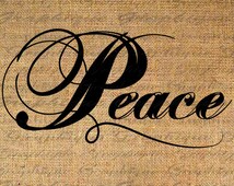 Popular items for peace text on Etsy
