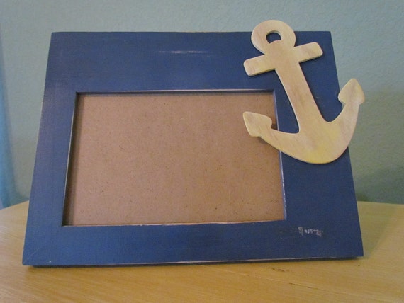 Nautical Style Picture Frame with Anchor