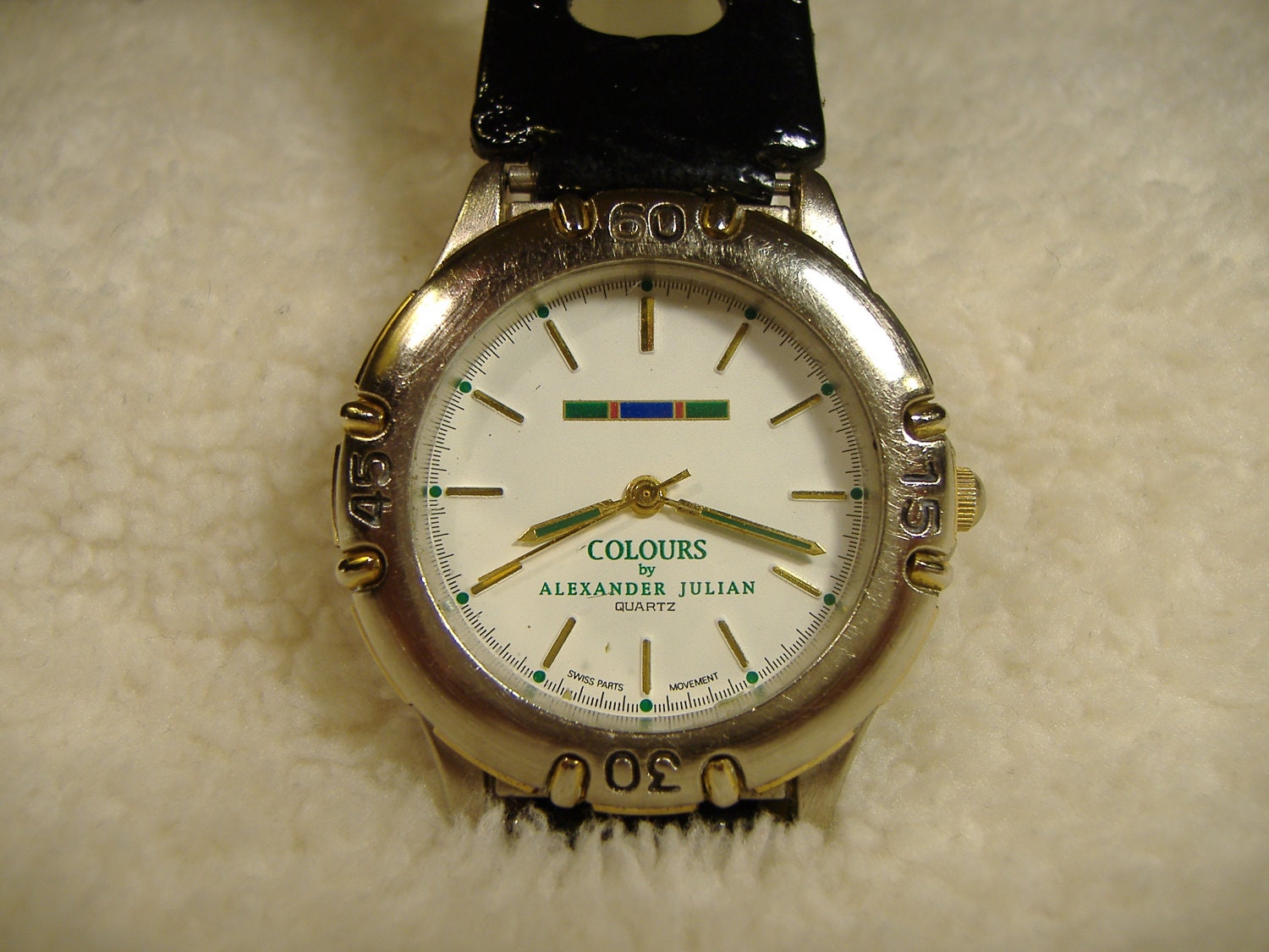 Vintage 1980s Alexander Julian Colours Watch