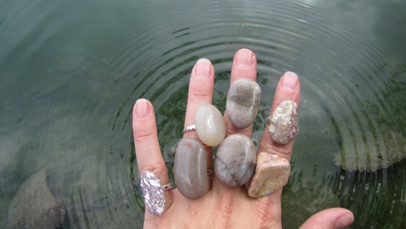 Items similar to River Rock Ring on Etsy