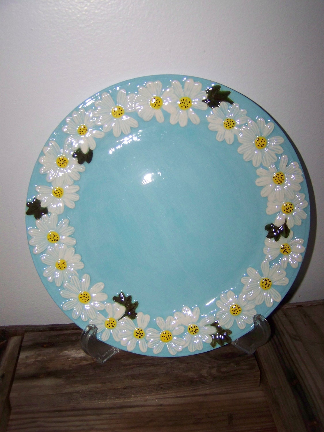 Blue Daisy Plate – Haute Juice