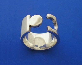 Silver Scale Ring Hand Made Solid Silver by ijewellery on Etsy