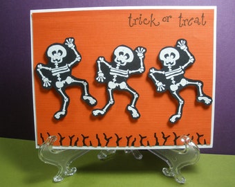 Skeleton card | Etsy