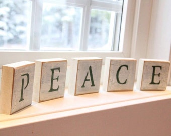 Hand painted blocks | Etsy