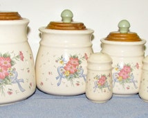 Popular items for vintage canister set on Etsy