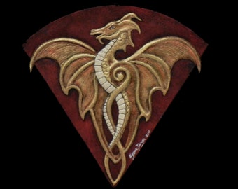 Popular items for irish dragon on Etsy