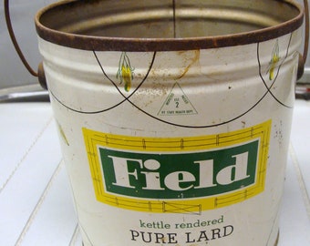 Antique lard can | Etsy