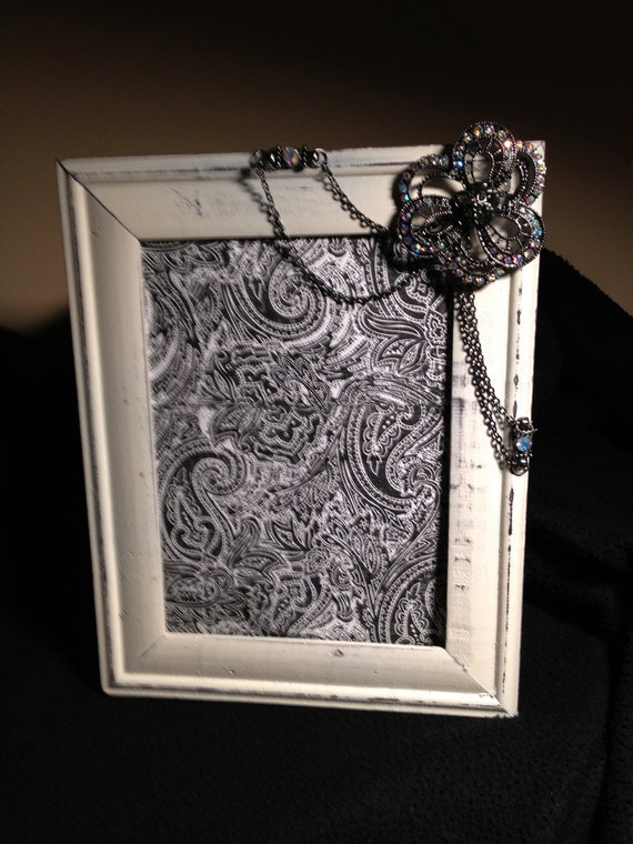 Items similar to Decorative Shabby Chic 5x7 Frame on Etsy