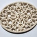 Cast Iron Trivet in Butter Cream Scroll Leaf by cherryREVOLVER