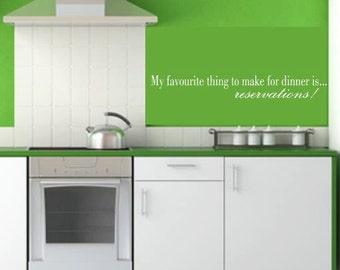Items similar to Kitchen kit vinyl sticker wall decal on Etsy