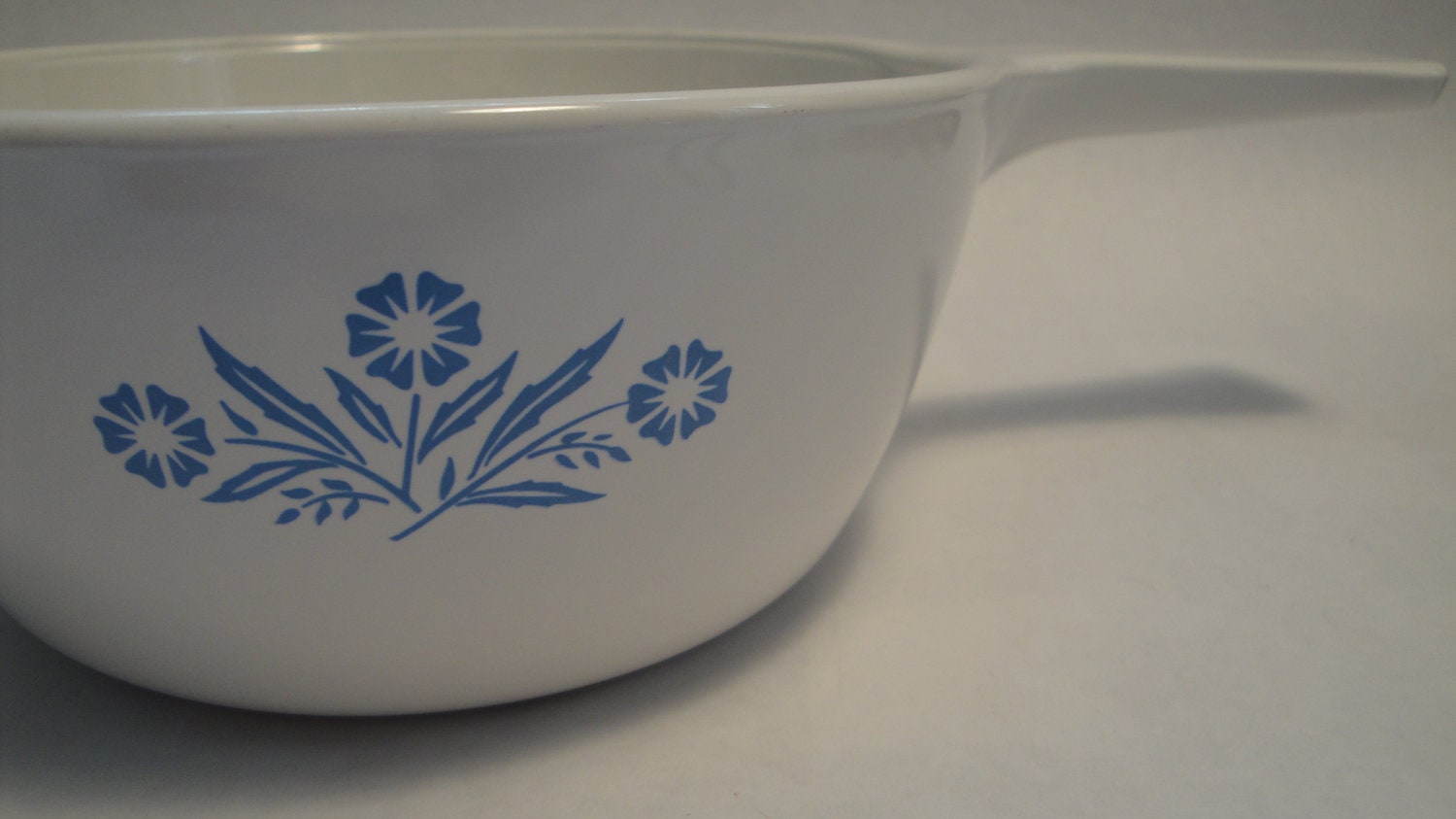 Vintage Blue Cornflower Corning Ware 3cup or by Lifeinmommatone