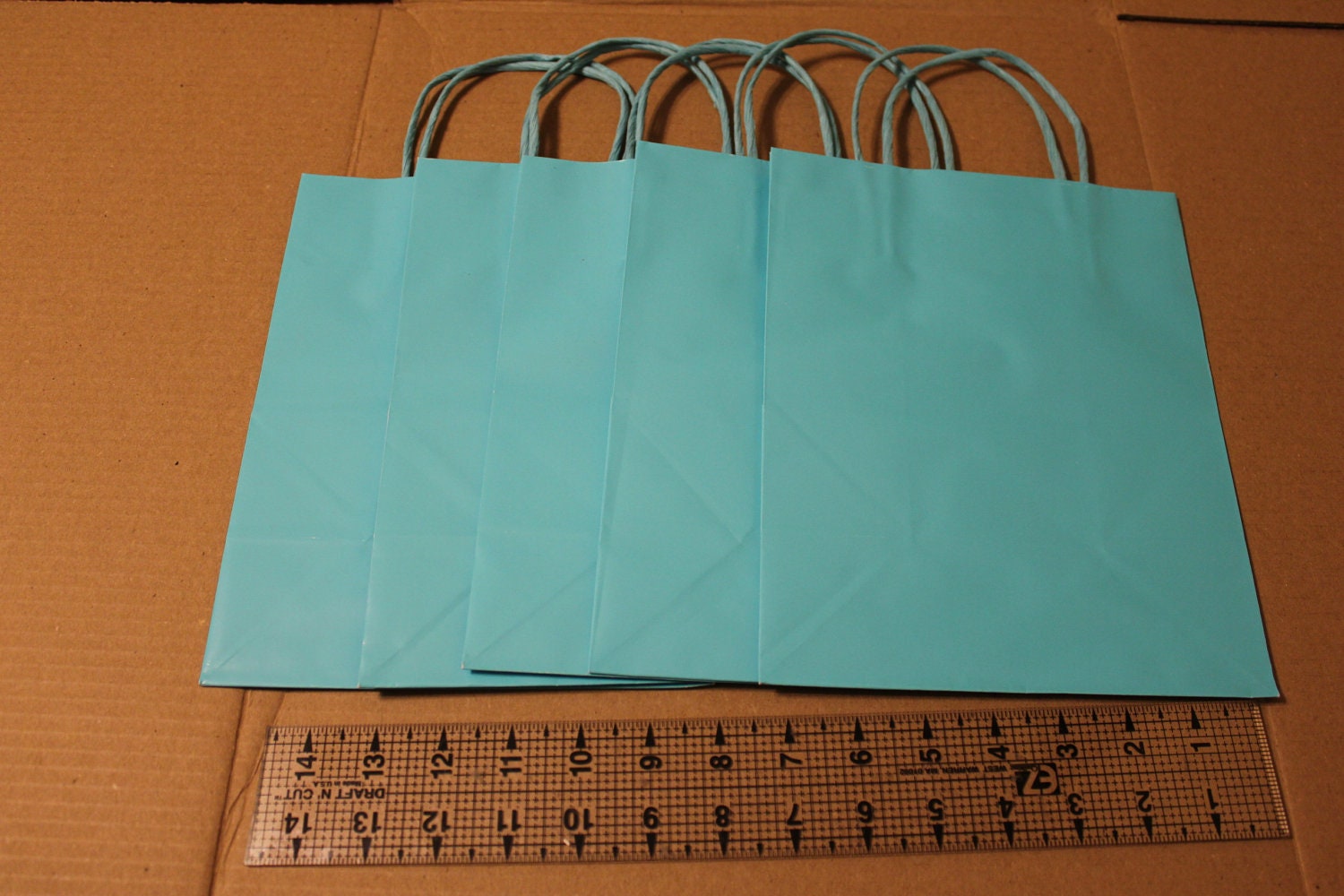 Paper Gift Bag: Teal Gift Bag Paper Bag