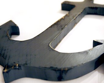 Wooden anchor sign | Etsy