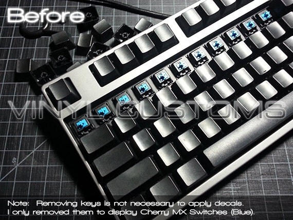 Mechanical Keyboard Vinyl Decal Kit Cherry MX by VinyICustoms