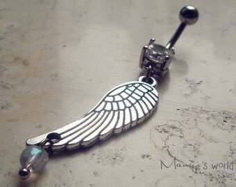 Popular items for angel wings piercing on Etsy