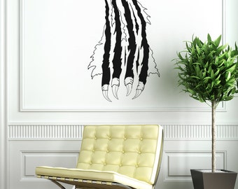 Claw marks decal | Etsy