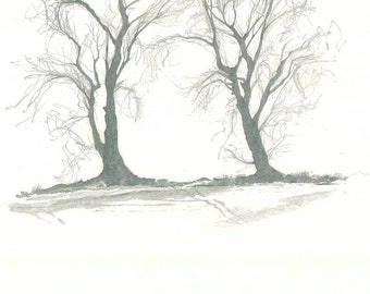 Popular items for trees in silhouette on Etsy