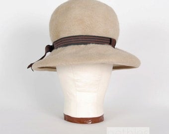 60er Jahre Fedora Biltmore Hut Mens Brown Hat von Bethlesvintage