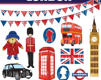 Popular items for england clipart on Etsy
