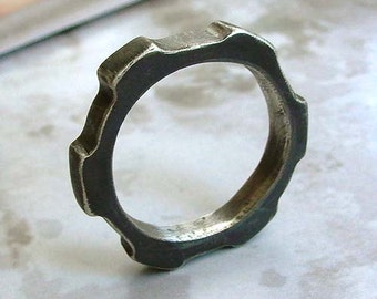 Nut and bolt ring | Etsy