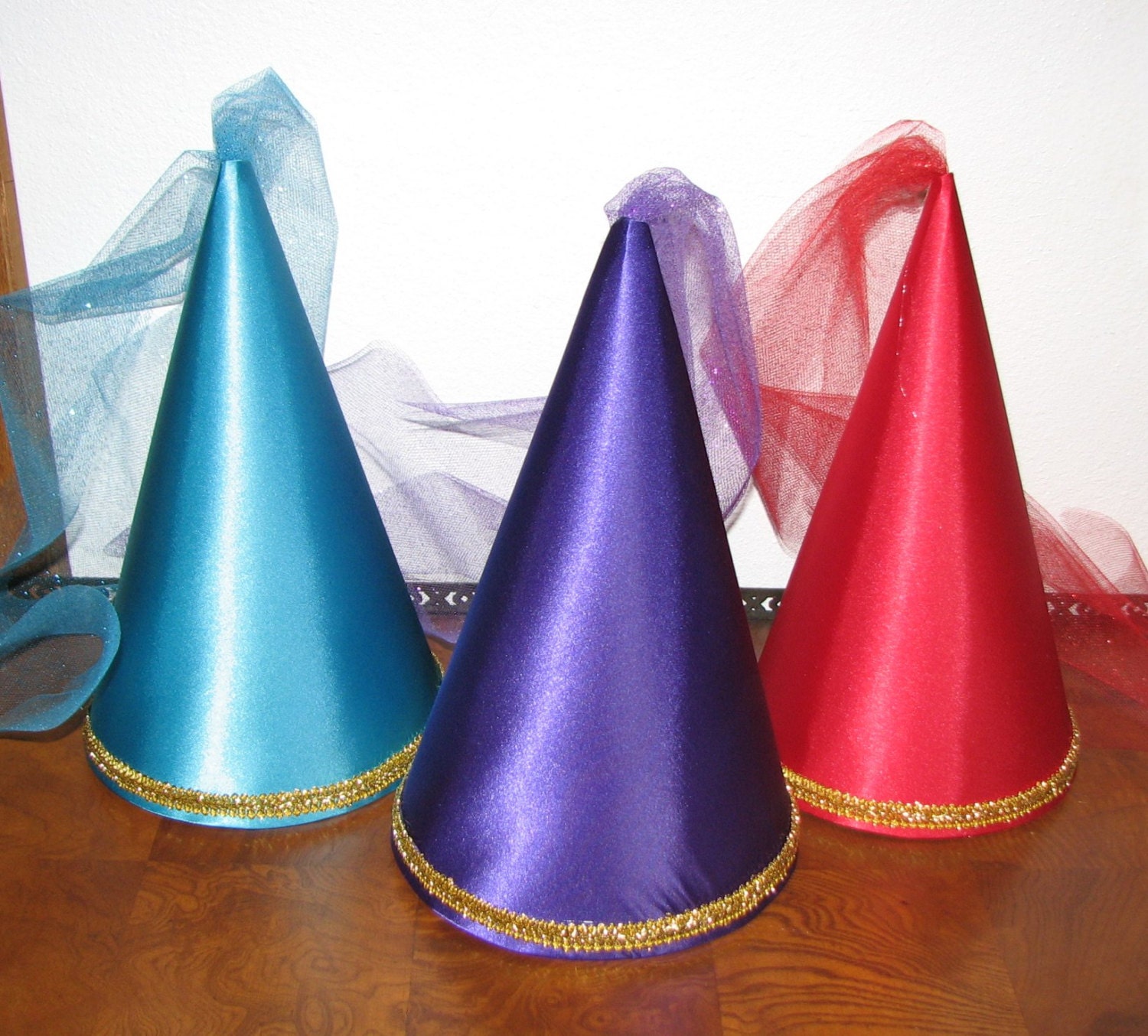 Assortment of 5 Medieval Renaissance Princess Cone Hats