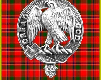 Douglas Clan Crest Scottish Cap Badge CB02 by celticstudio on Etsy