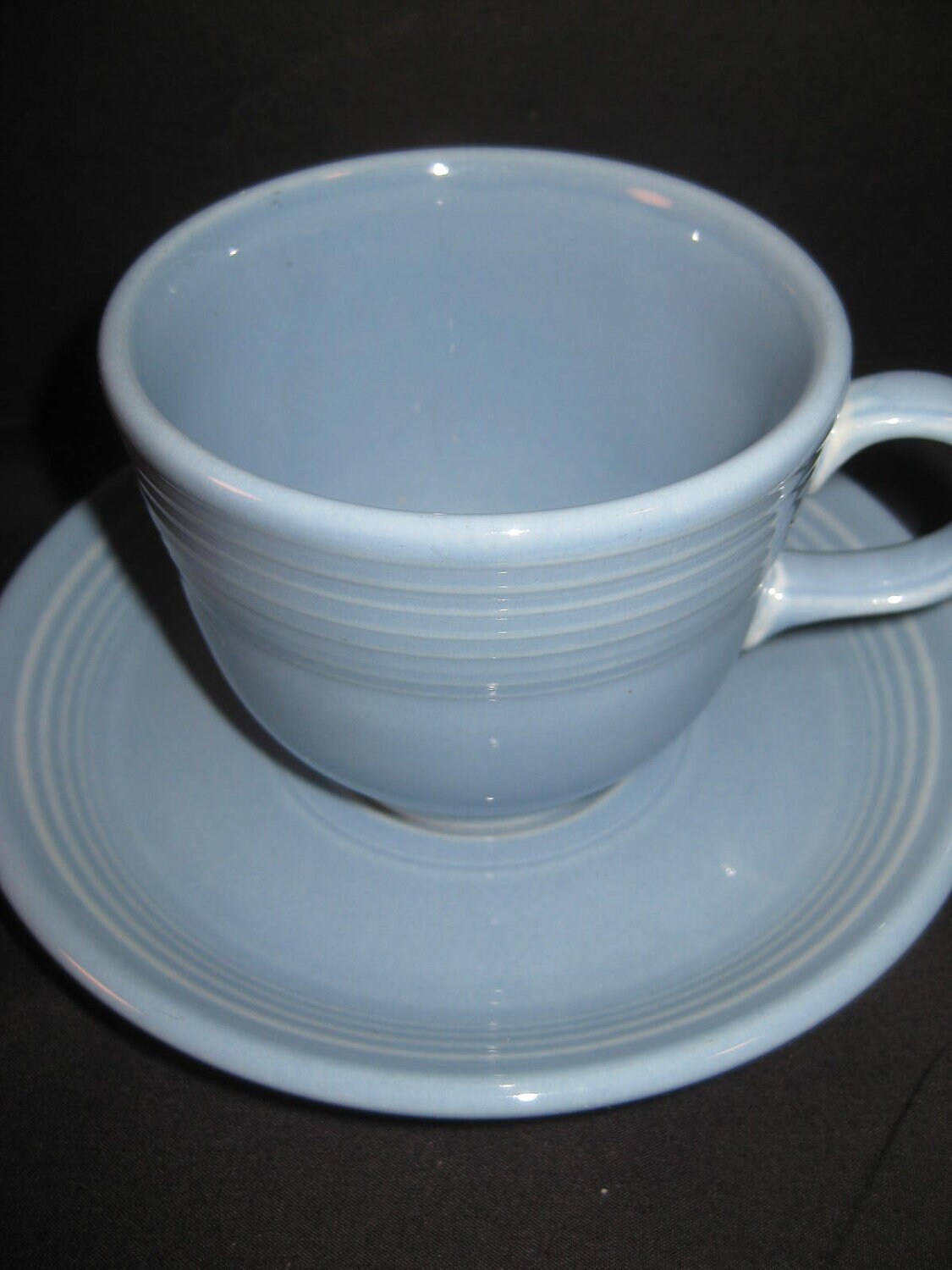 Retro Vintage Fiesta Periwinkle Blue Cup and Saucer, on Etsy by ...