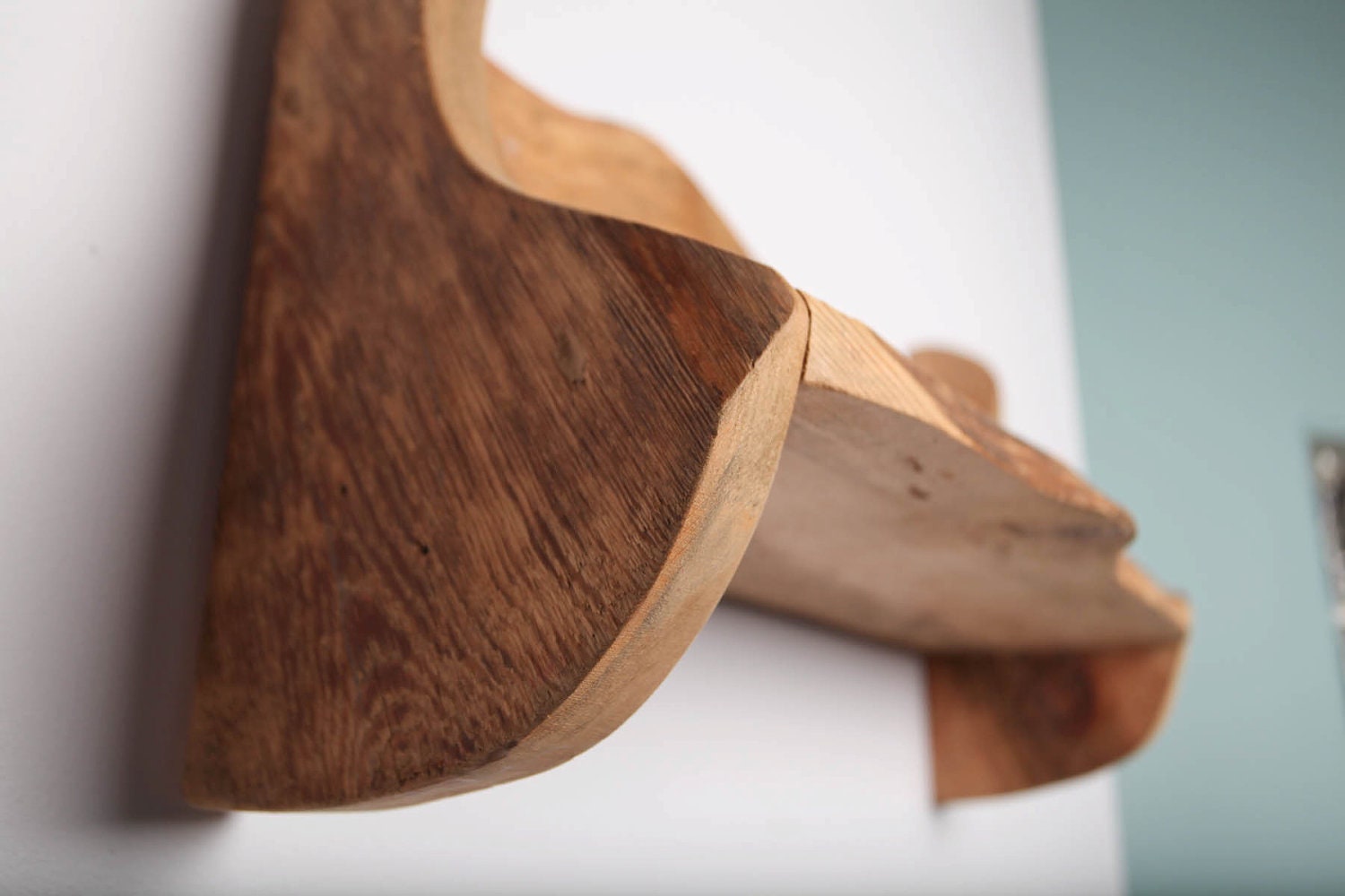 Reclaimed Farm Wood Shelf by IvarsDesign on Etsy