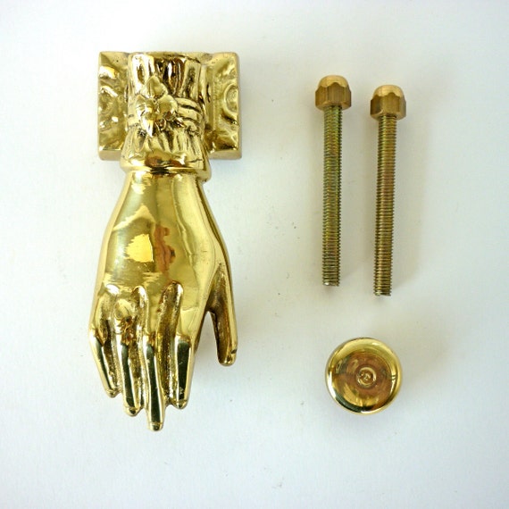 Vintage Brass Door Knocker By Lisbonstory On Etsy