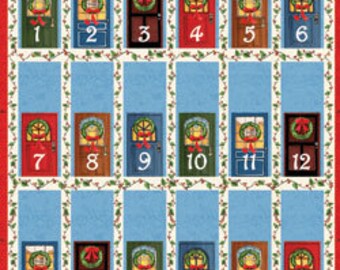 Fabric advent panel | Etsy