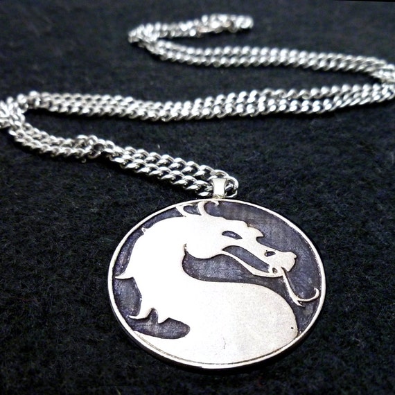 Mortal Kombat Dragon Necklace by boxinghobo on Etsy