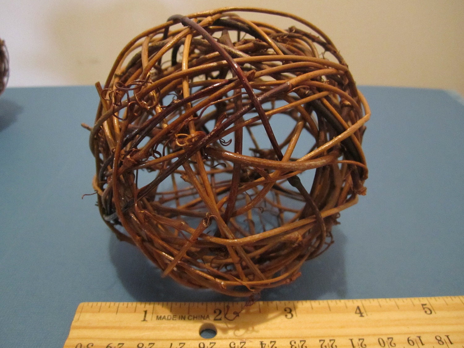 Grapevine / Twig Balls 4 / 10cm Brown Set of 5