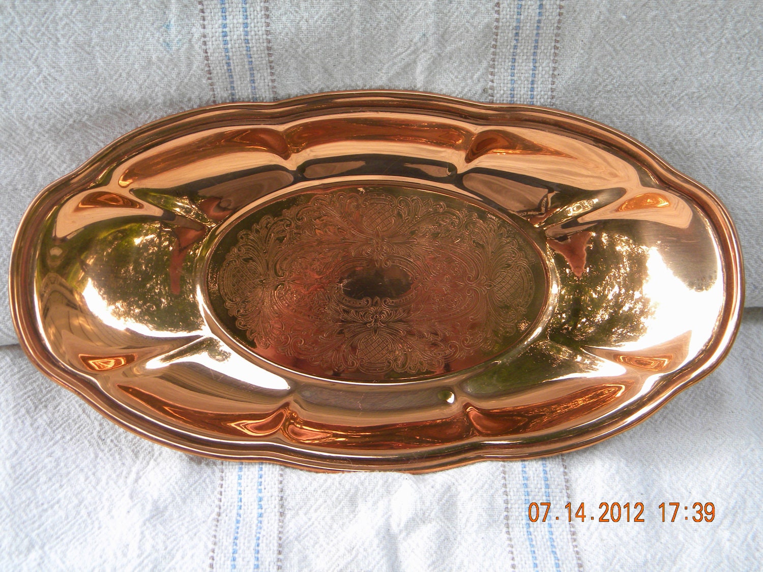 Serving Tray Bread tray Coppercraft Guild Engraved Tray – Haute Juice