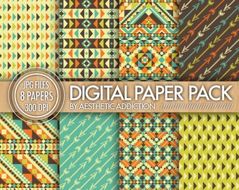 Popular items for tribal aztec pattern on Etsy