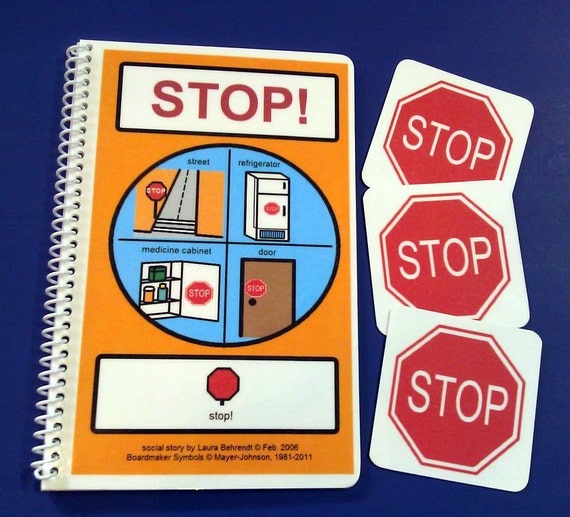 Autism Social Stories STOP PECS Autism Social by TheAutismShop