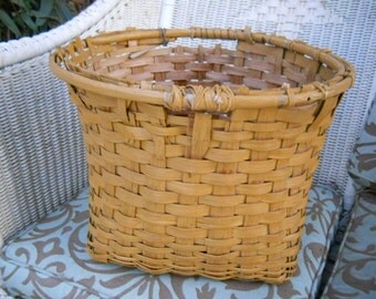 Oak splint basket | Etsy