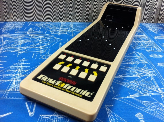 Coleco Bowlatronic Hand Held Electronic Bowling Game Model
