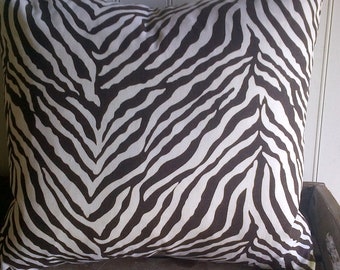 Popular items for zebra print pillow on Etsy