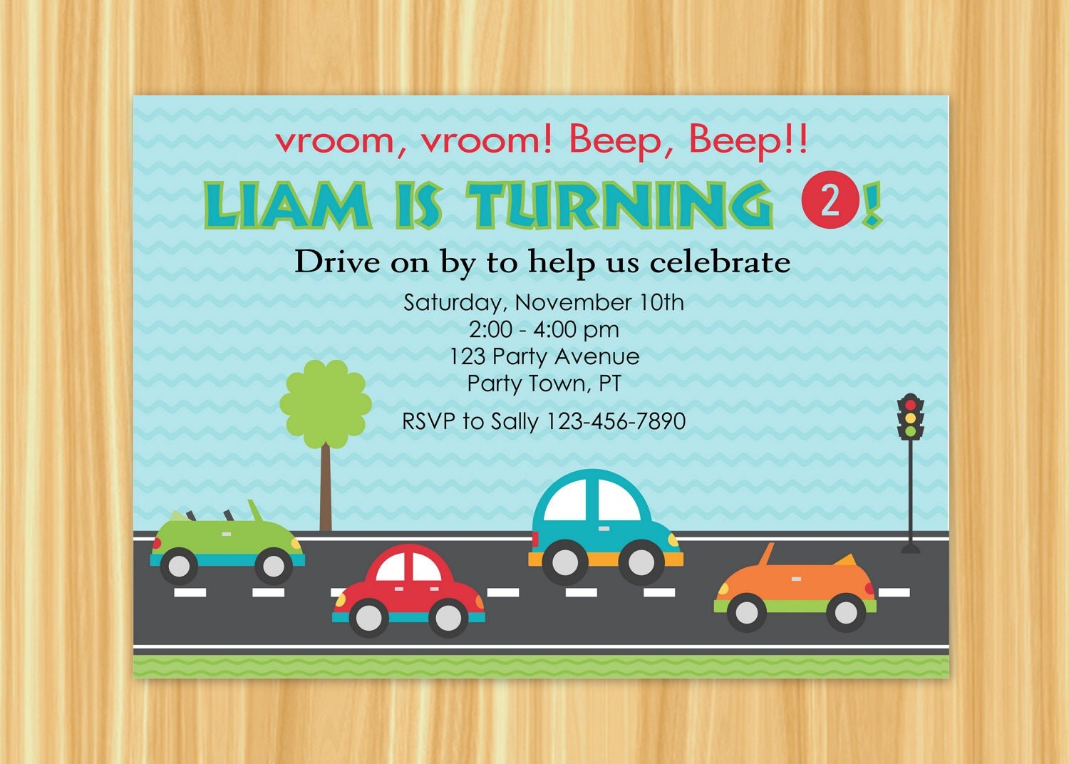 Invitations Templates Vintage Car
