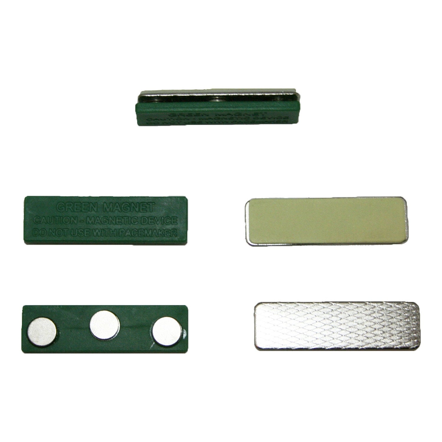 5 Magnetic Name Badge Name Tag Holders by BreesBasement on Etsy