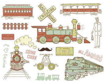 Clip Art Custom Design Digital Paper&Cards by GraphicMarket