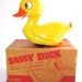 Vintage Sassy Duck Rolling Toy in Original Box by twinkleberrytoys