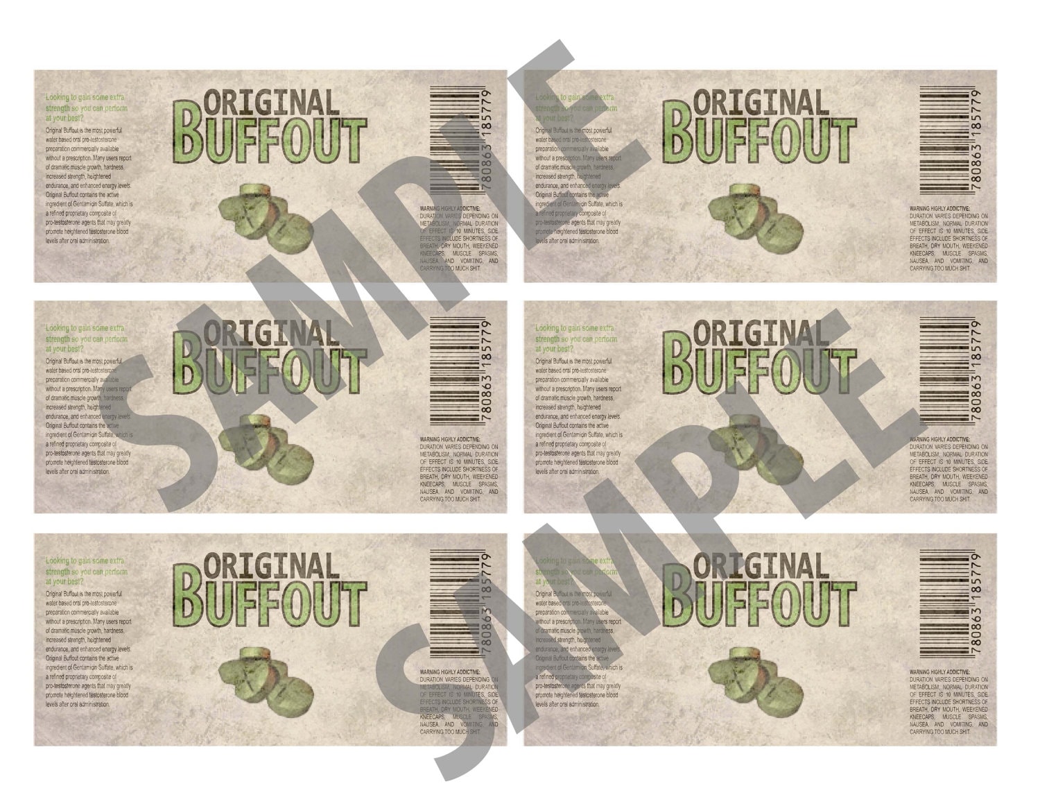 Buffout Label PDF FILE