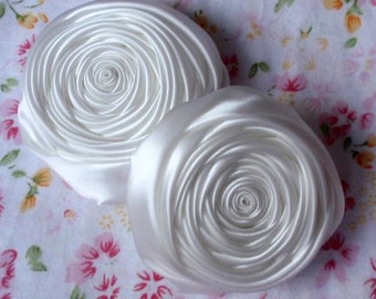 2 Handmade Rolled Roses 2-3/4 inches in Tulip MY-016 15